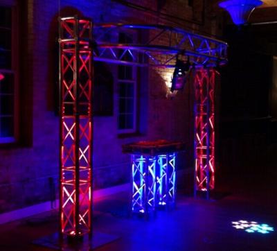 China Ceremonies Ladder Mini Aluminum Stage Truss Non - Toxic For Small Project Events for sale