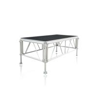 China Fast Install, Good loading Capacity, Brown Red Aluminum Plywood Portable Stage for sale