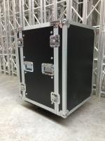 China Aluminum Moving Rack Flight Case Tool Box Potable  For Camera / 18U  Aluminum Storage Flight Case for sale