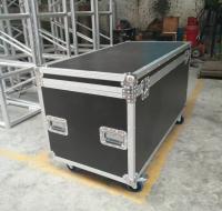 China Black Flight Case Aluminum Tool Cases Easy To Moving Customized Size for sale