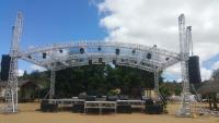 China Highly Used Oudoor Event Aluminum Stage Lighting Truss With Canopy for sale