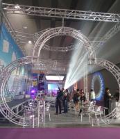 China Exhibtion Booth Or Stage Lighting Truss , 290mm or 300mm Aluminum Square Bolt Truss for sale