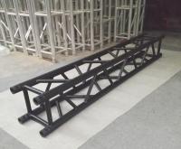 China Indoor Stage Lighting Truss , 4 Sides Brace Tube 290 * 290mm Black Aluminum Spigot Truss for sale