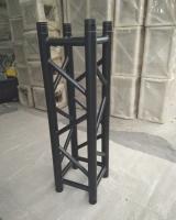 China Indoor Stage Lighting Truss , 4 Sides Brace Tube 290 * 290mm Black Aluminum Spigot Truss for sale
