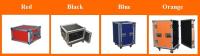 China 2U - 24U Black Plywood Shockproof Rack Case With Foam Honeycomb Inside for sale