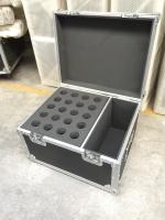 China Black Color With  Logo  12mm  Waterproof Plywood   Carrying  Cases For Led Moving Ahead  With Custom Logo Printing for sale