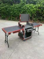 China Red/Black/Orange 16U Standard Rack Flight Case With 2pcs Of  Stand And Table for sale