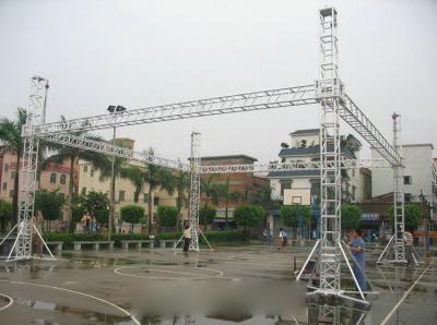 China Outdoor Aluminum Stage Truss With Aluminum Tube / LED Screen Truss for sale