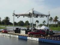 China Outdoor Aluminum Stage Truss With Aluminum Tube / LED Screen Truss for sale