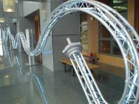 China Silver Aluminum Circle Truss / Star Arch Truss For Lighting for sale