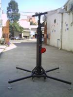 China Black Color  Adjustable 2M To 6M Theatrical Light Truss Stands / Concert Truss System For Party Truss for sale