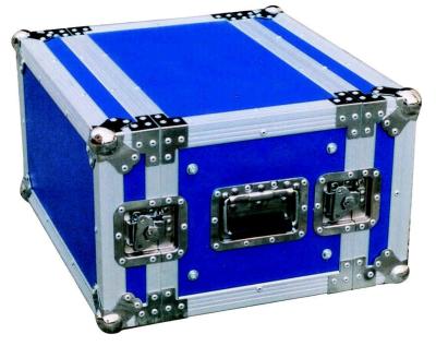 China Aluminum / Plastic 2U Standard Rack Flight Case 530 x 680 x 120mm for sale