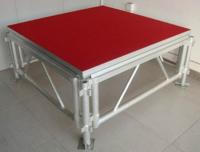 China Red Plywood Movable Stage Platform Simple Stage , Corrosion Resistance for sale