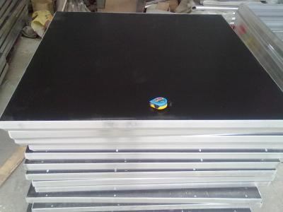 China Black Anti-slip Movable Stage Platform Folding Stage 1 X 1M for sale