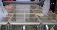 China Portable Glass Acrylic Stage Platform For Performances 1.22 * 2.44M for sale