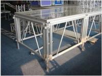China Portable Glass Acrylic Stage Platform For Performances 1.22 * 2.44M for sale