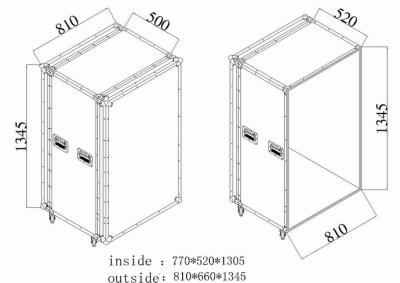 China Customized Size Aluminum Tool Cases for sale