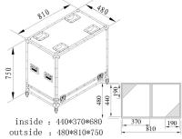 China Customized Tool Cases / Aluminum Storage Cases For Speakers for sale