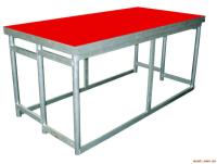 China Catwalk Portable Stage Platforms / Aluminum Folding Stage With 18mm Plywood for sale