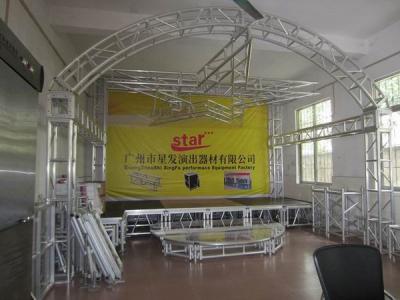 China aluminum stage truss / aluminum truss for indoor concert for sale