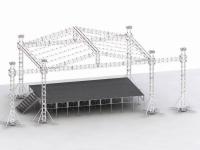China aluminum stage truss / aluminum truss for indoor concert for sale