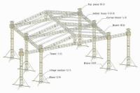 China hot sale professional truss for concert lighting /aluminum stage truss for sale