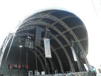 China Silver Alloy Aluminum Stage Truss / Metal Roof Trusses For Lighting for sale