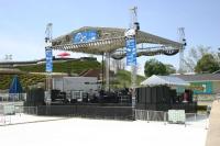 China Aluminum Stage Truss Performance Equipment / Aluminum Square Truss for sale