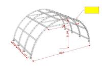 China Aluminum Square Truss For Background Truss , Corrosion Resistance for sale