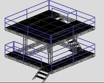 China Speaker Professional Aluminium Stage Truss / Portable Stage Platforms for sale