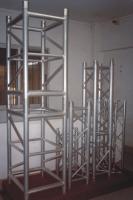 China Lighting Alloy Aluminum Square Truss / Non-toxic Spigot Truss for sale