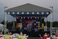 China Customer's true project lighting truss in USA 10x10x6M for sale