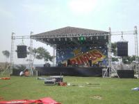 China Customized Height Aluminum Lighting Truss With Roof System / LED Alunimum Truss System for sale