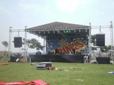 China Customer Stage Speaker Truss Safety Alloy Aluminum Tube Truss for sale