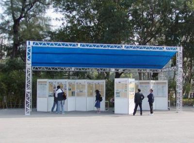 China Small Aluminum Stage Light Truss System For Roadside Exhibition for sale