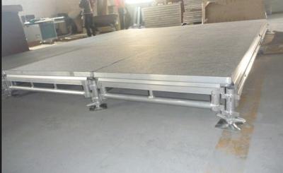 China Outdoor Concert Telescopic Stage Platform With Alu T6082-T6 for sale