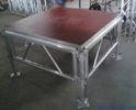 China 1.22*1.22m Outdoor Event Portable Stage / Silver Aluminum Plywood Stage for sale