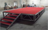 China Outdoor Wooden And Aluminum Assembling Portable Stage Easy Fast To Assemble for sale