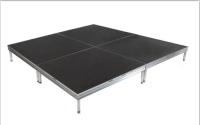 China 4ft*4ft  Size 2ft-3ft-4ft   Adjustable Height  Waterproof Wood Moving Portable Stage Platforms Anti-slip for sale