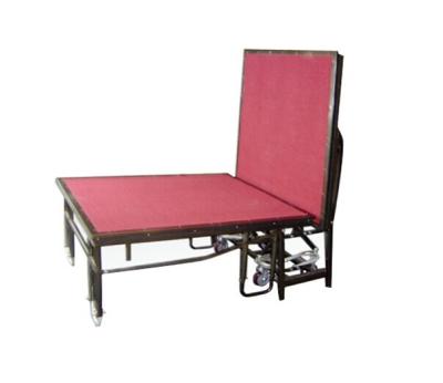 China Outdoor Portable Steel Foldable Stage Wood / Steel 2.44m x 1.22 / 1.83m for sale
