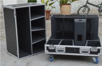 China Factory Customize 2u To 24u Space Aluminum Case Rack Flight Case With Black Aluminum Alloy Case for sale