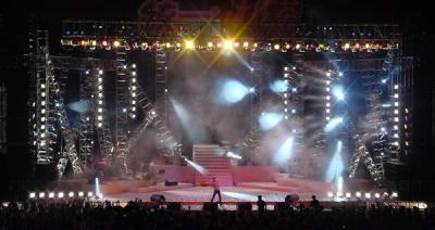 China Adjustable Movable Stage Platform , Aluminum Plywood Platform Stage for sale