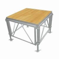 China Catwalk Portable Stage Platforms / Aluminum Folding Stage With 18mm Plywood for sale