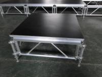 China Catwalk Portable Stage Platforms / Aluminum Folding Stage With 18mm Plywood for sale