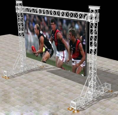 China LED Screen Aluminum Square Truss For Stage Backgroud / Background Truss for sale