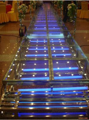 China FiberGlass Stage With 18mm Thickness Glass Board For Sale for sale