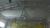 China Display Aluminum Square Truss Exhibition System With Star Shaped for sale