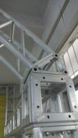 China Display Aluminum Square Truss Exhibition System With Star Shaped for sale