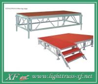 China 6082-T6 Aluminum Movable Stage Platform / 1.22 X 1.22m Outdoor Portable Stage for sale