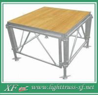 China 6082-T6 Aluminum Movable Stage Platform / 1.22 X 1.22m Outdoor Portable Stage for sale